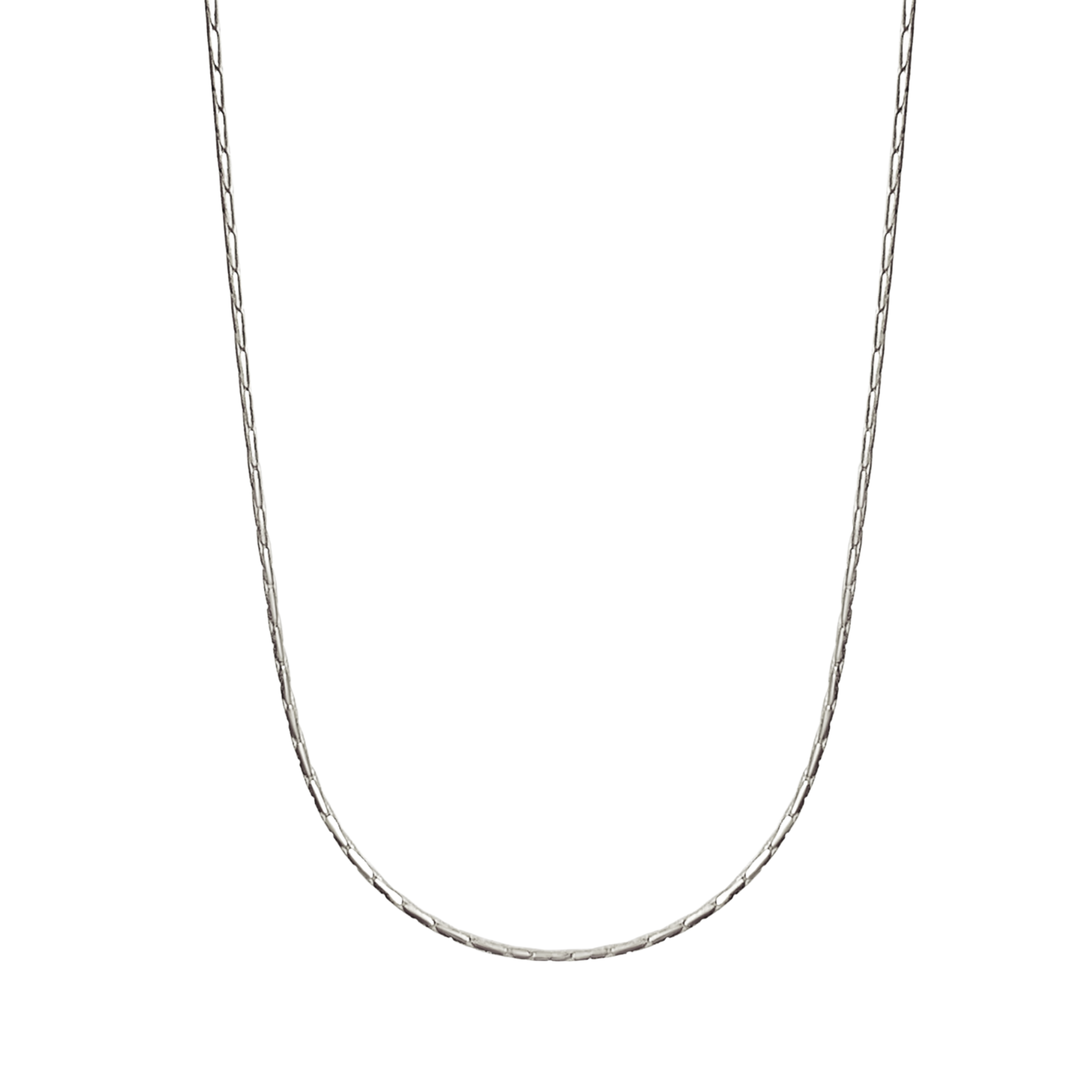 Minimalist Thin Chain Necklace - Silver – Mickey's Girl